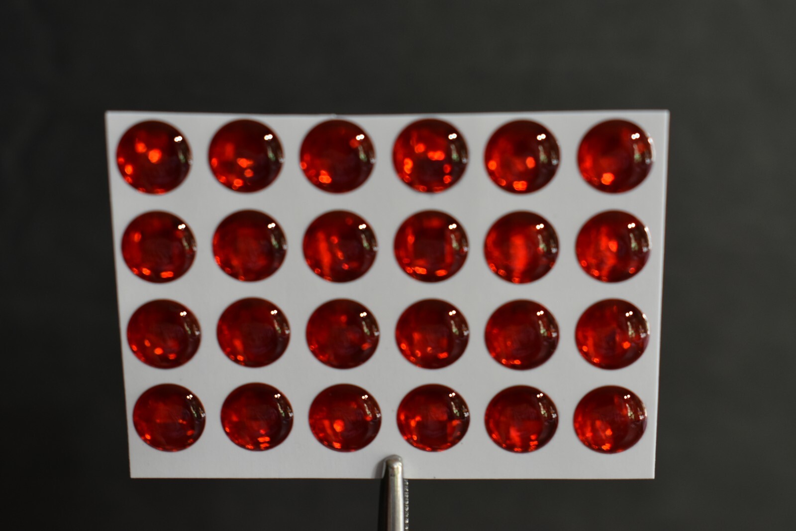 24, SOLID RED NO PUPIL 5mm 3/16" 3D Soft Molded Lure Eyes Fly Tying | eBay