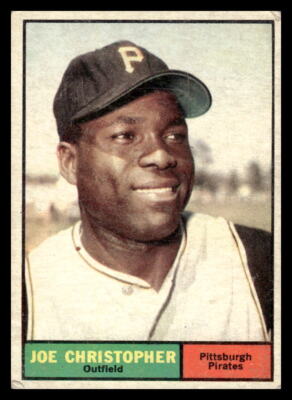 1961 Topps Joe Christopher #82 Pittsburgh Pirates Baseball Card | eBay