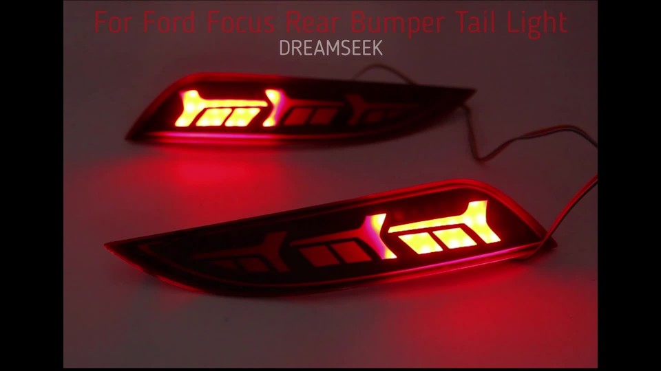 LED Reflector Rear Bumper Tail Light for Ford Focus Hatchback 2015-18 ...