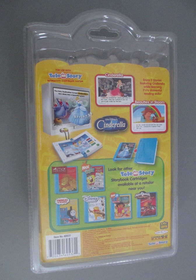 Cinderella Storybook Walt Disney's Telestory Cartridge 2 Complete ...