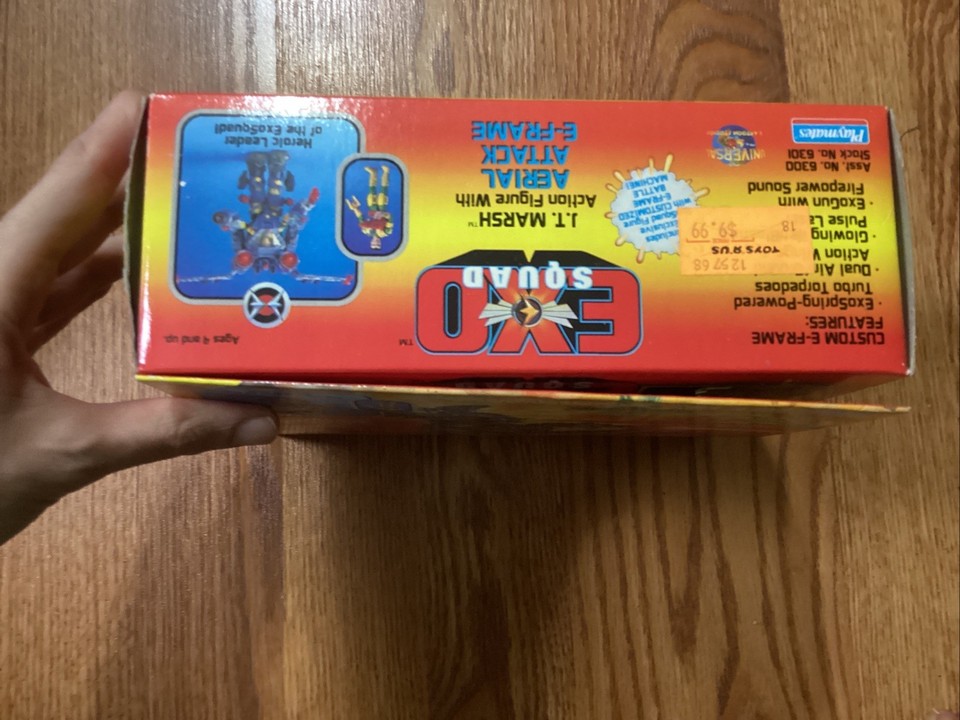 1993 Playmates Exo Squad JT Marsh Aerial Attack E-Frame CIB Open Box | eBay