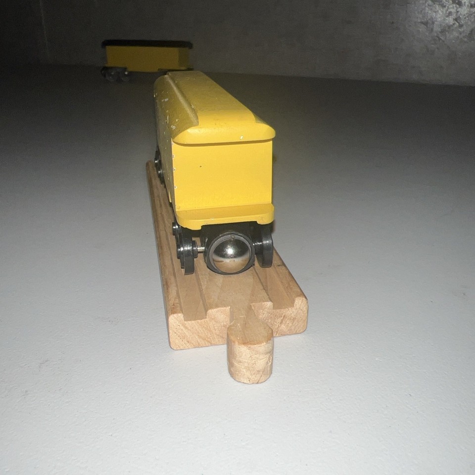 Whittle Blank Yellow Passenger/ Baggage Car wooden train works w ...