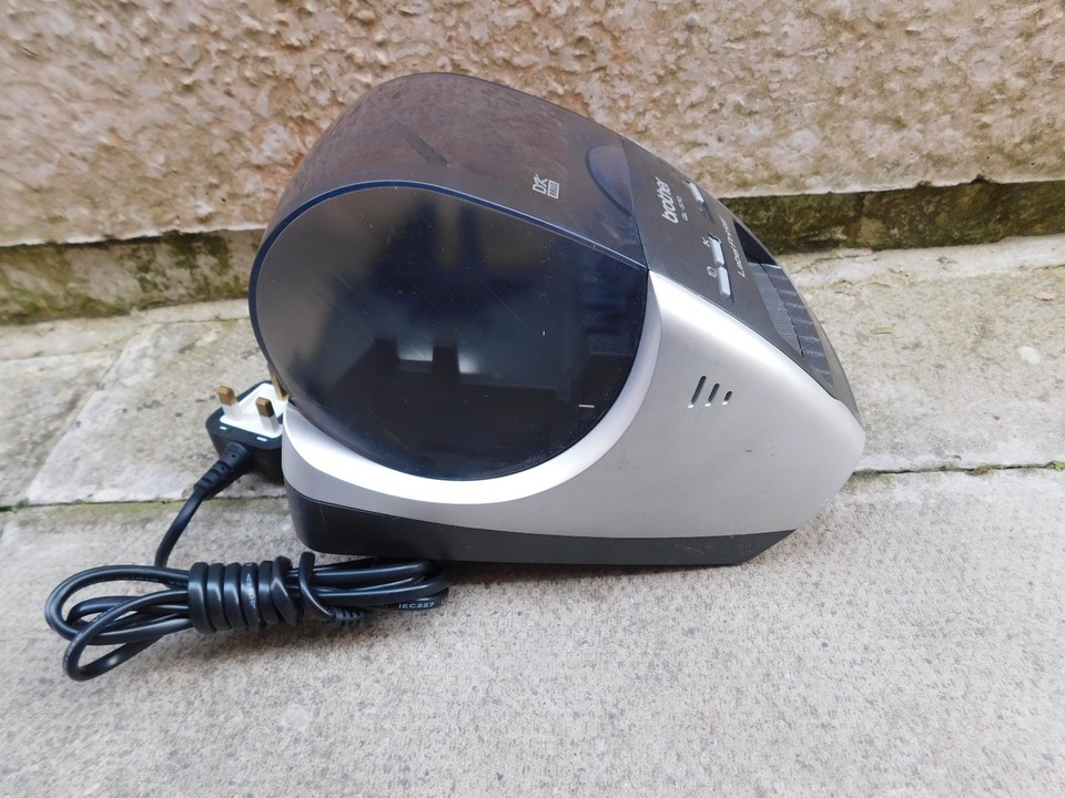 Brother QL-570 Label Printer Thermal USB With Power Cable POWER TESTED ...