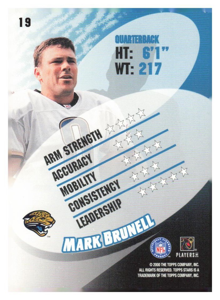 2000 Topps Stars #19 Mark Brunell | eBay