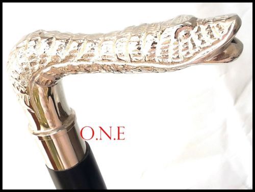 Designer Antique Brass Finishing Walking Canes-Home Decor Walking Canes ...