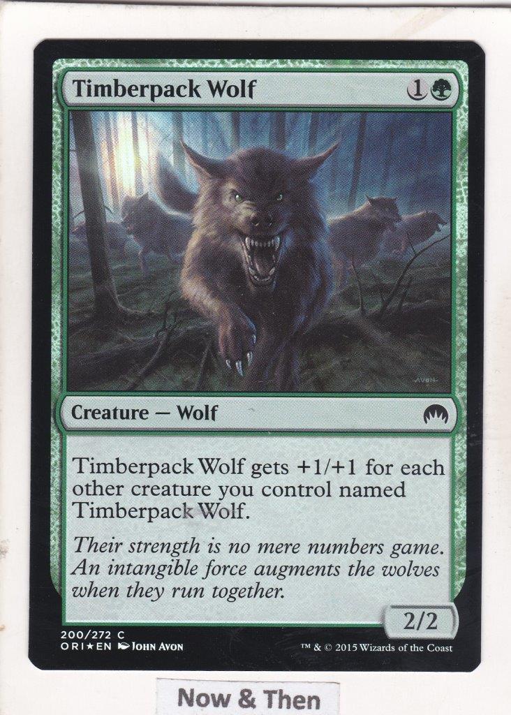 Magic: MTG: Origins: Foil: Timberpack Wolf | eBay