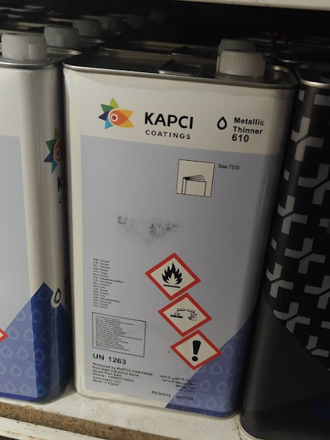 Metallic Thinner KAPCI 610 For Basecoat Paint - KAPCI Coatings - 5L ...