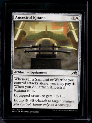 Ancestral Katana - 1 - NEO - NM - MTG Magic the Gathering | eBay