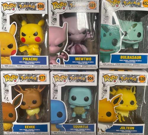 Pokemon Pops Movie New Pops All 6 Figurines Full Set Collection Best ...