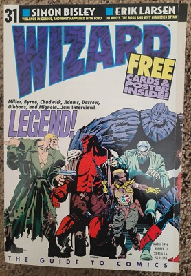 Wizard Magazine #31 Hell Boy Cover | eBay