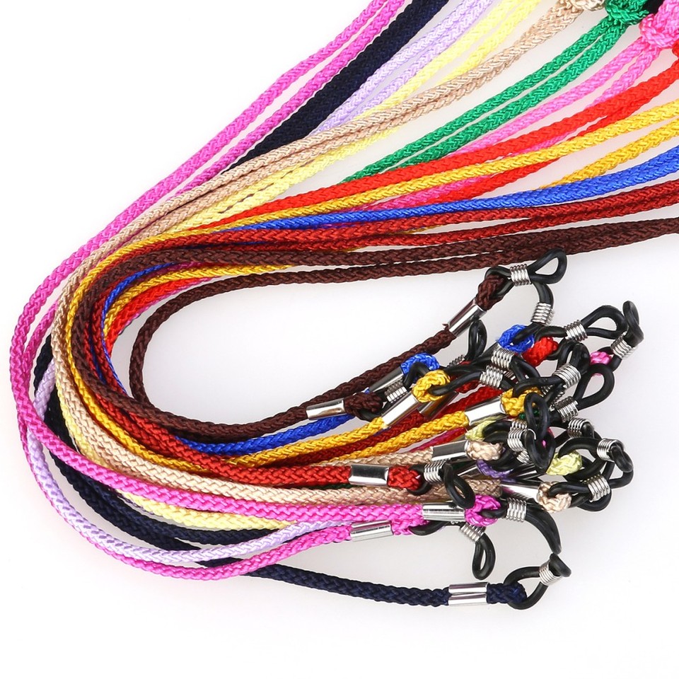 NUOLUX 12pcs Nylon Spectacle Frame Holder Sunglasses Eyewear Cord Neck ...