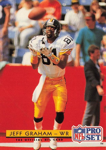 1992 Pro Set #299 Jeff Graham Pittsburgh Steelers | eBay