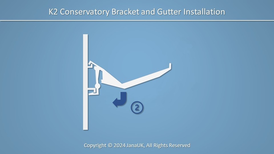 5 x K2 C8043 Conservatory Gutter Bracket White, 2x stronger than K2, UV ...