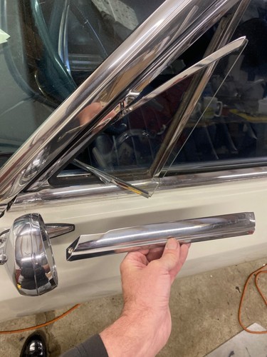 1963-1964 Buick Riviera Door vent window outside Lower trim | eBay