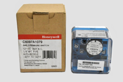 Pressure - Honeywell Gas Pressure Switch