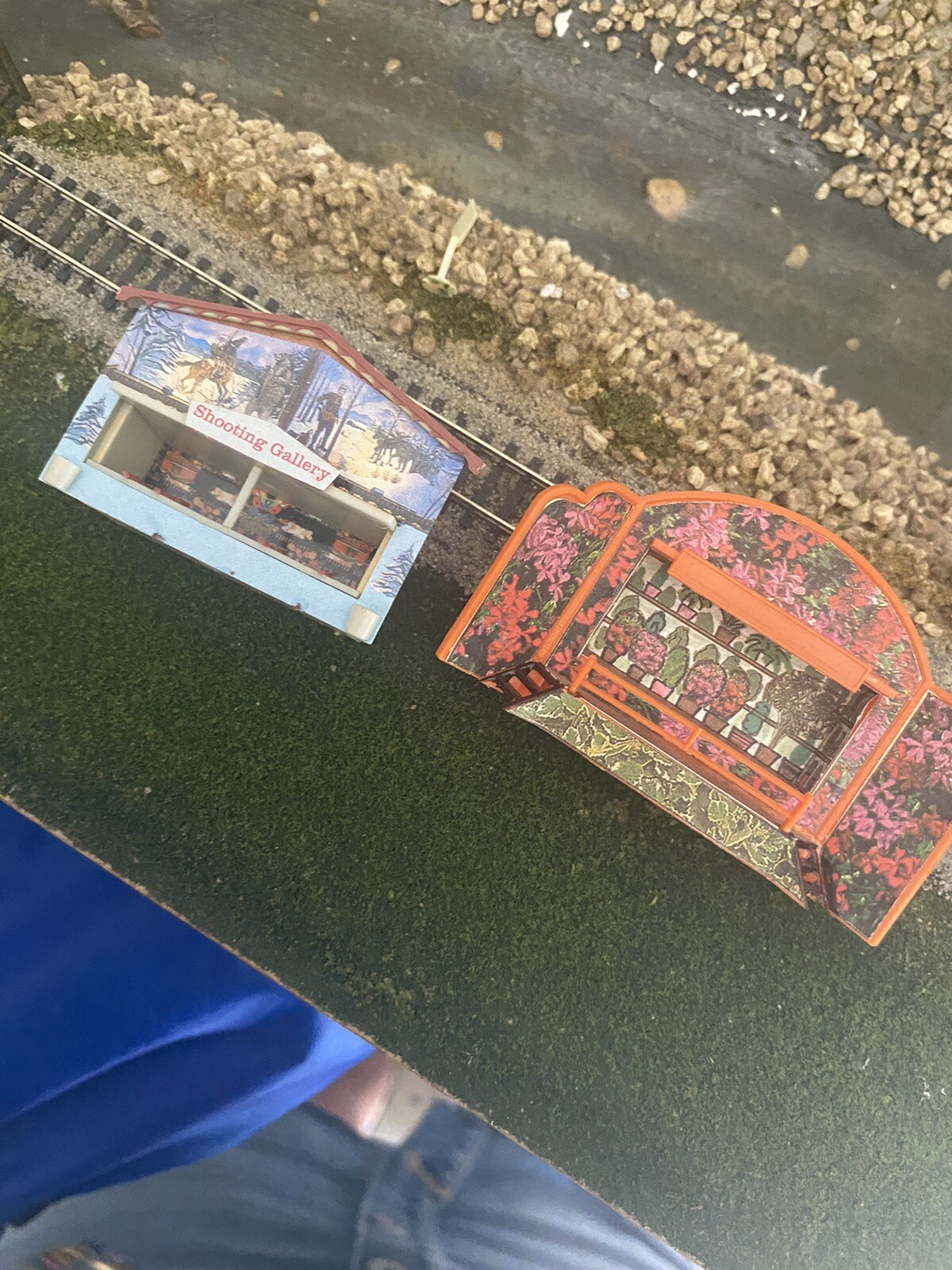 2 Faller N Gauge Carnival Fun Fair Stands Food Concession Games ...