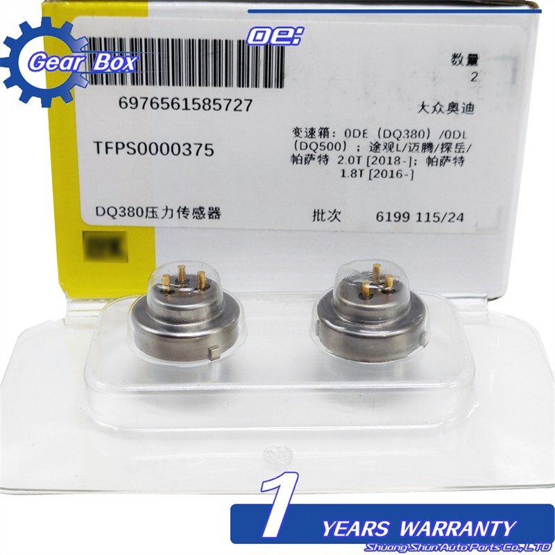 2PCS 0DE DQ380 Auto Transmission TCU Control Unit Pressure Sensor For ...