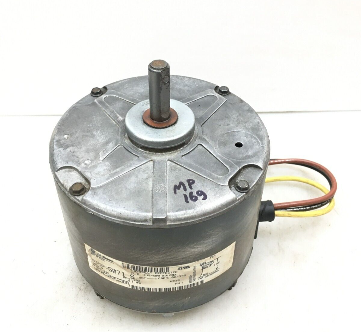 GE 5KCP39FGS071S Condenser FAN MOTOR 1/4 HP 230V HC39GE236A 1100RPM ...