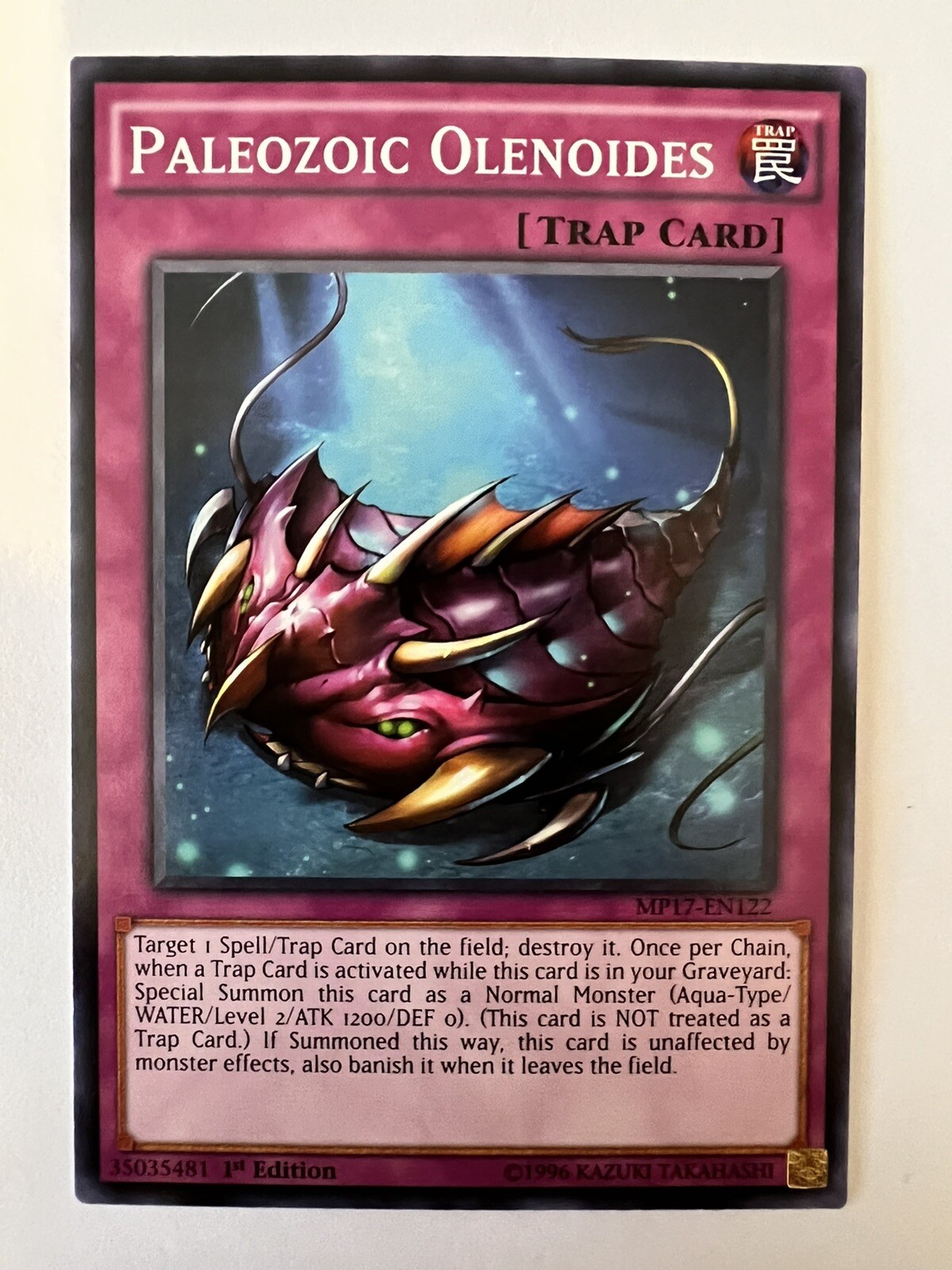 Yu-Gi-Oh! - Paleozoic Olenoides - MP17-EN122 - Common - 1st Edition ...