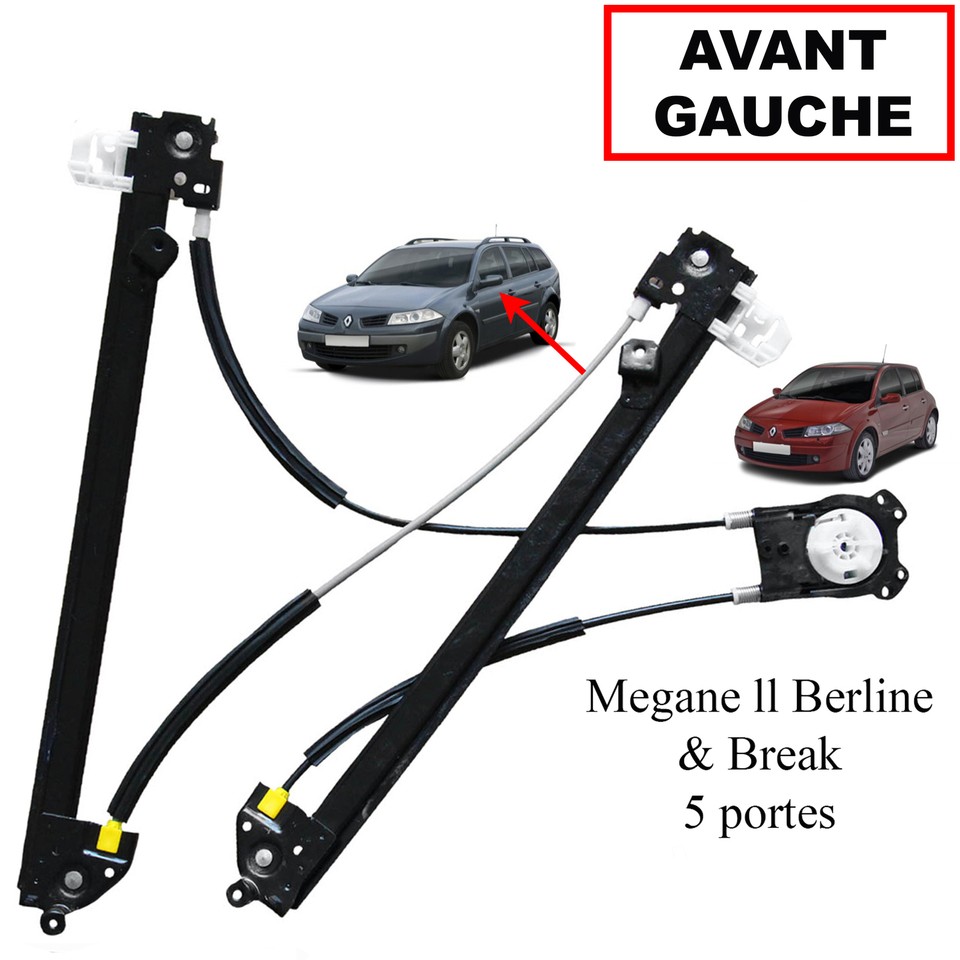 Left Front Window Regulator For RENAULT MEGANE II 5 Doors | eBay UK