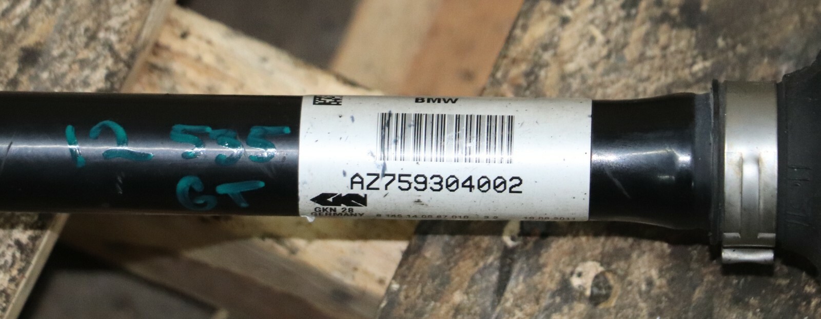 Front Left Driver Side Output Axle Drive Shaft AWD OEM BMW F07 GT X ...