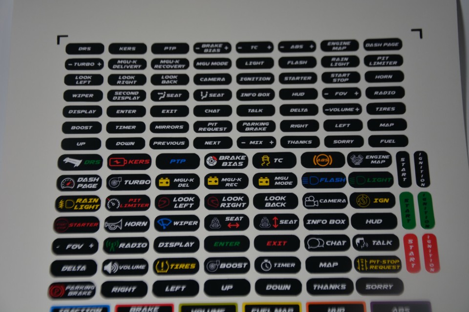 Button Box Stickers / Decals / Labels | eBay