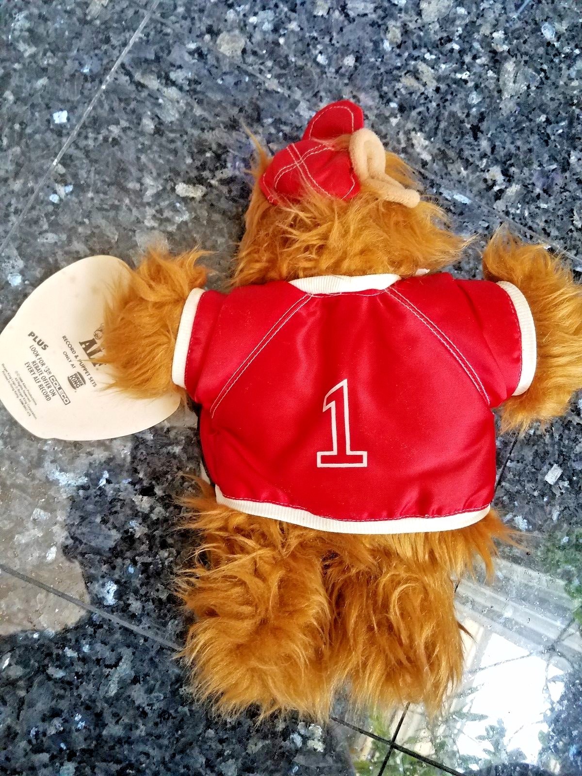 VINTAGE ALF PLUSH PIN TIE CLIP ON & ALF TOY (LOT of 2) RUSS BASEBALL ...