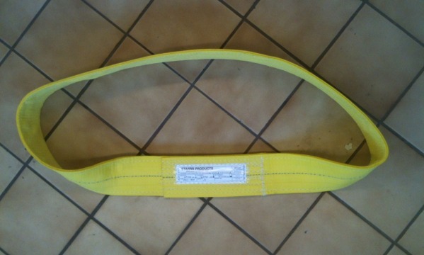 EN2-904x4' LIFTING SLING PULL STRAP CLEVIS SHACKLE TOW CHOKER CRANE ...