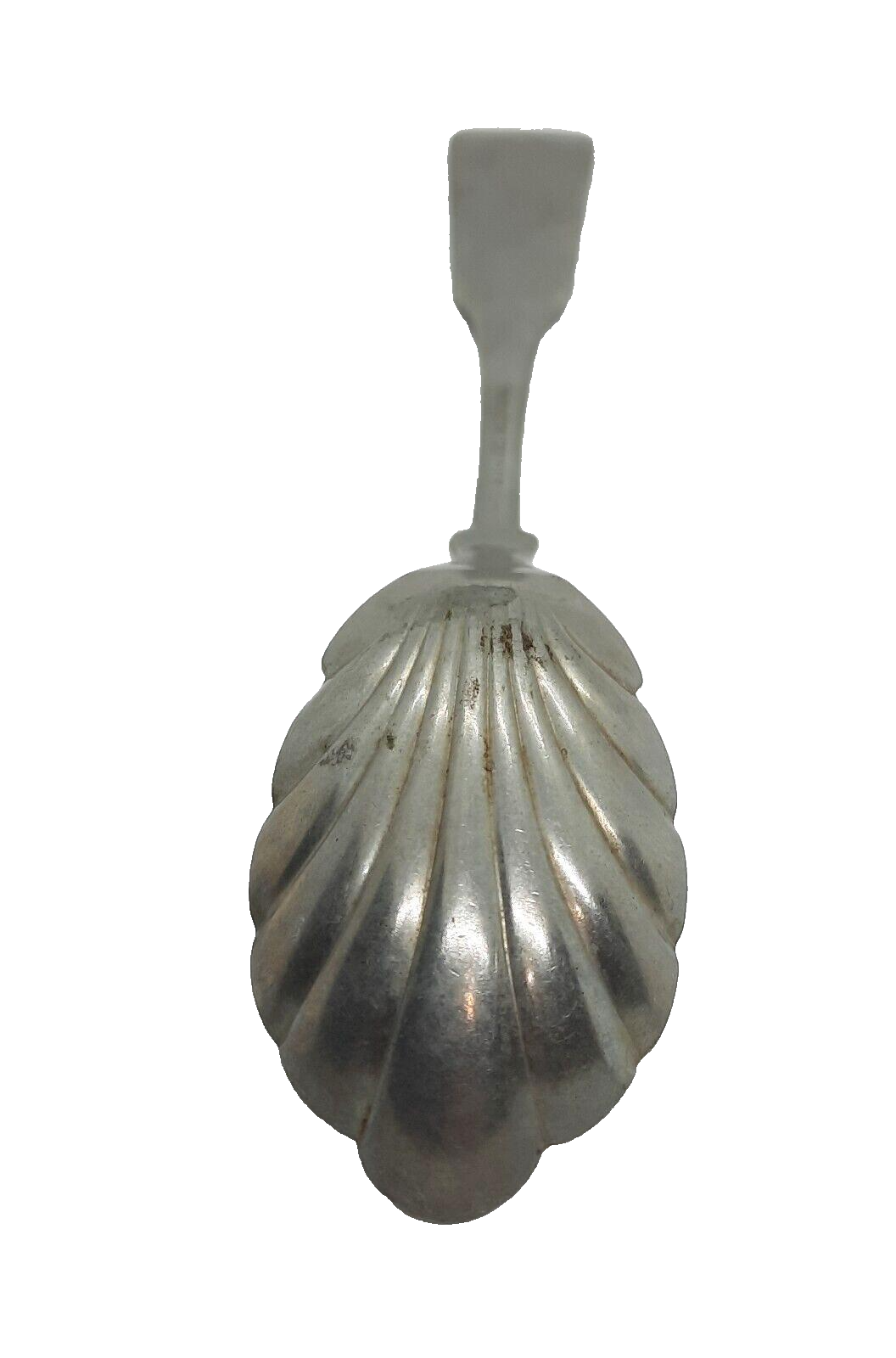 Brazil S Engraved Silver Antique Fiddle Tipped Sugar Shell Vintage ...