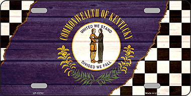 Kentucky Racing Flag Novelty Metal License Plate Tag LP13702 | eBay