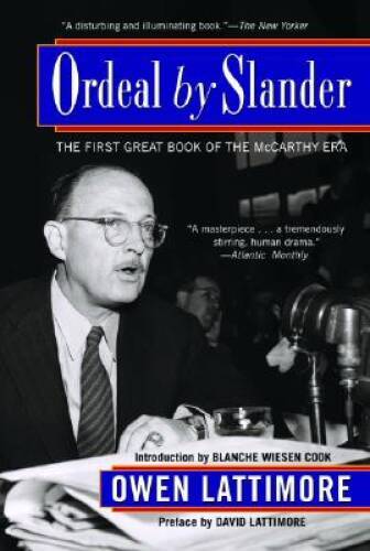 Ordeal by Slander: The First Great Book of the McCarthy Era - Paperback ...