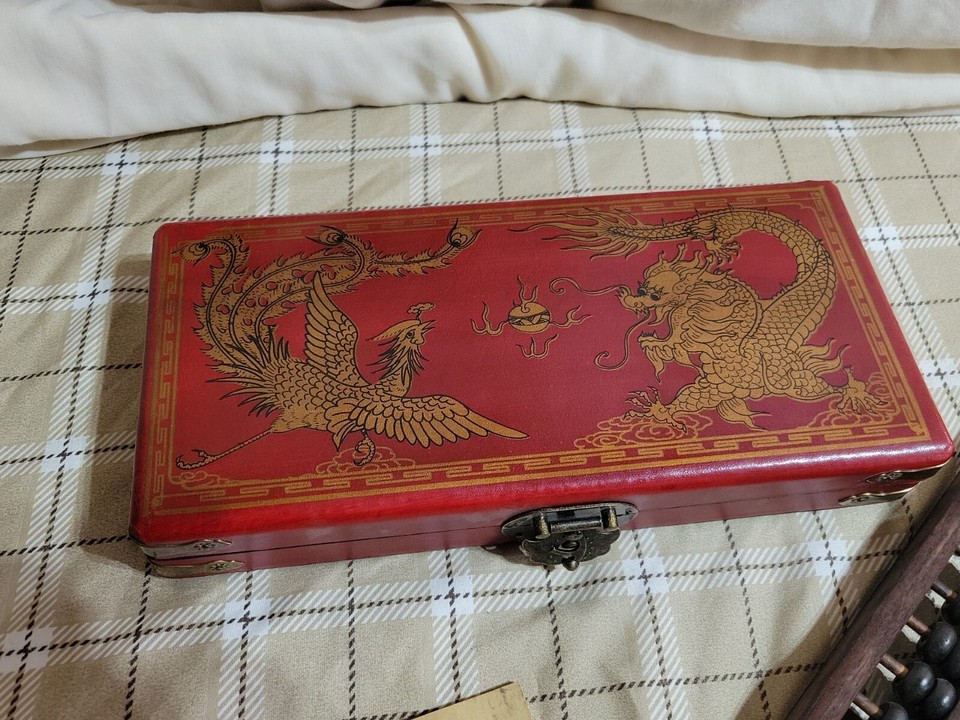 Chinese Abacus In Decorated Wood Box | eBay