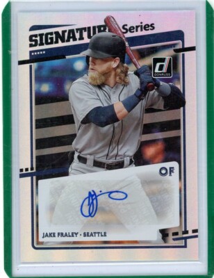 Jake Fraley 2020 Donruss Signature Series Auto Seattle | eBay