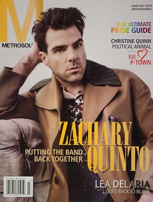 ZACHARY QUINTO -THE PRIDE GUIDE June/July 2018 METRO SOURCE Magazine ...