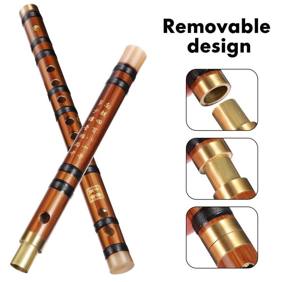 Bamboo Flute G‑Key Flute Traditional Orchestral Instrument with Flute ...