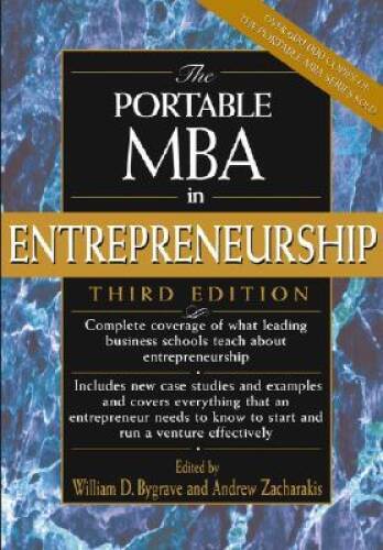 The Portable MBA in Entrepreneurship - Hardcover By Bygrave, William D ...