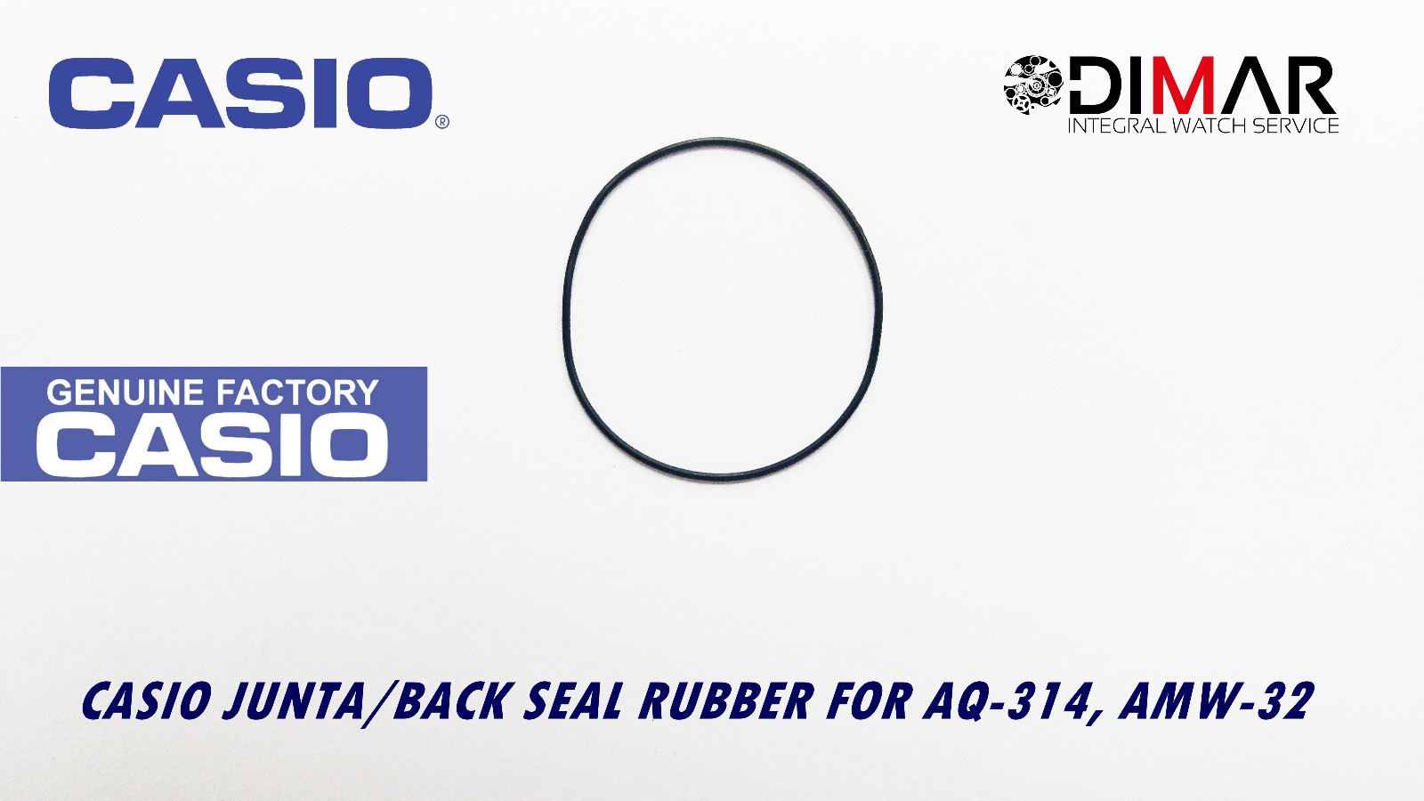 Casio Gasket / Back Seal Rubber, For Modelos. AQ-314, AMW-32 | eBay