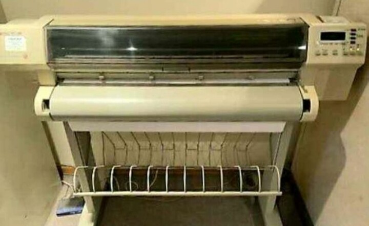 HP Designjet 650C'- 750C Plus. WIDE FORMAT PRINTER | eBay