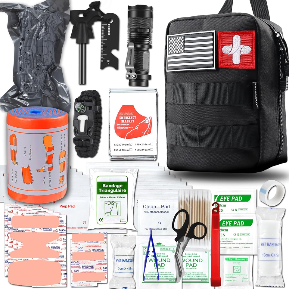 Survival Gear and Equipment First Aid Kits Multi-Purpose Emergency Tool ...