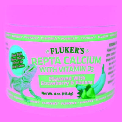Repta Calcium Arôme Fraise Banane 2 Oz Par Flukers | eBay