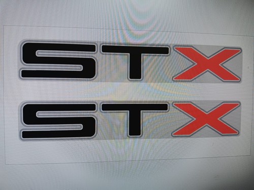 STX or STX 4X4 Decals (PAIR) fit 2009-13 F150 or Others TOP QUALITY | eBay