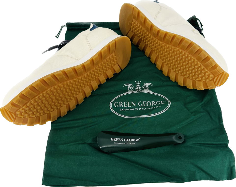 White and blue basket GREEN GEORGE size 40 | eBay