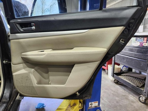 10-11 Subaru Outback Rear Door Trim Panel Right Passenger Side Tan ...