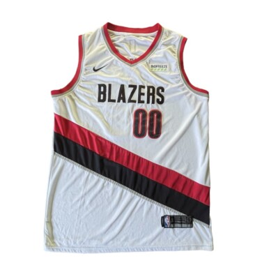 Nike Carmelo Anthony #00 Portland Trailblazers Swingman Jersey Sewn ...
