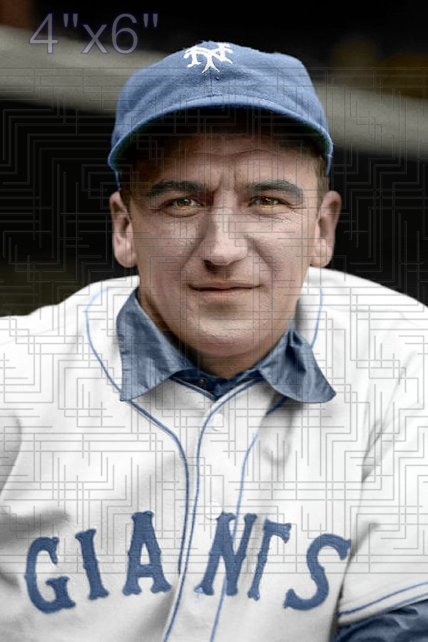 Mickey Haslin - 1937 New York Giants - choose a style - colorized print ...
