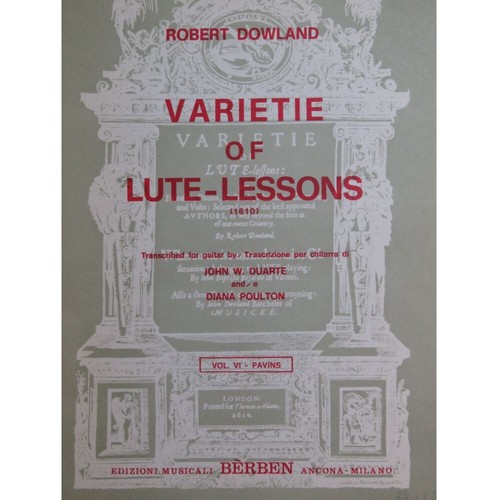 Dowland Robert Variety Of Lute-Lessons Vol 6 Guitar 1976 | eBay