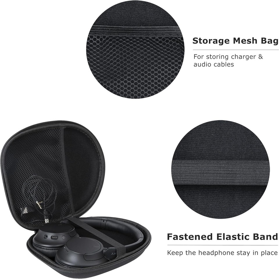 Ginsco New Case Compatible with Sony WH-CH 720N/710N Noise Canceling ...