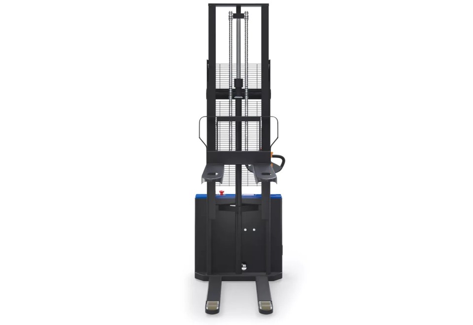 Electric pallet walkie stacker - 2600 lbs load, 118" lift - SolidHub ...