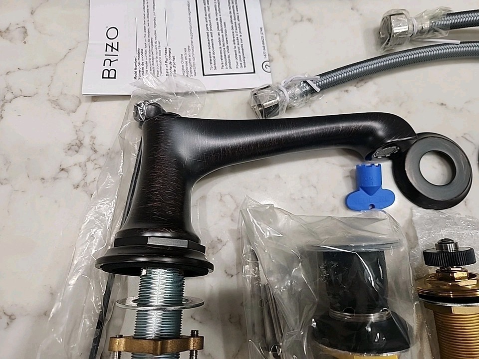 Brizo 65360LF-RBLHP Rook 1.5 GPM Widespread Lavatory Faucet Less ...