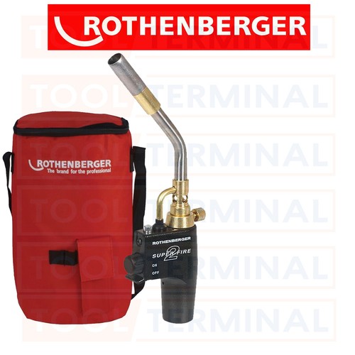 Rothenberger Hot Bag Superfire 2 Torch Mapp Gas Plumbers Kit Propane ...
